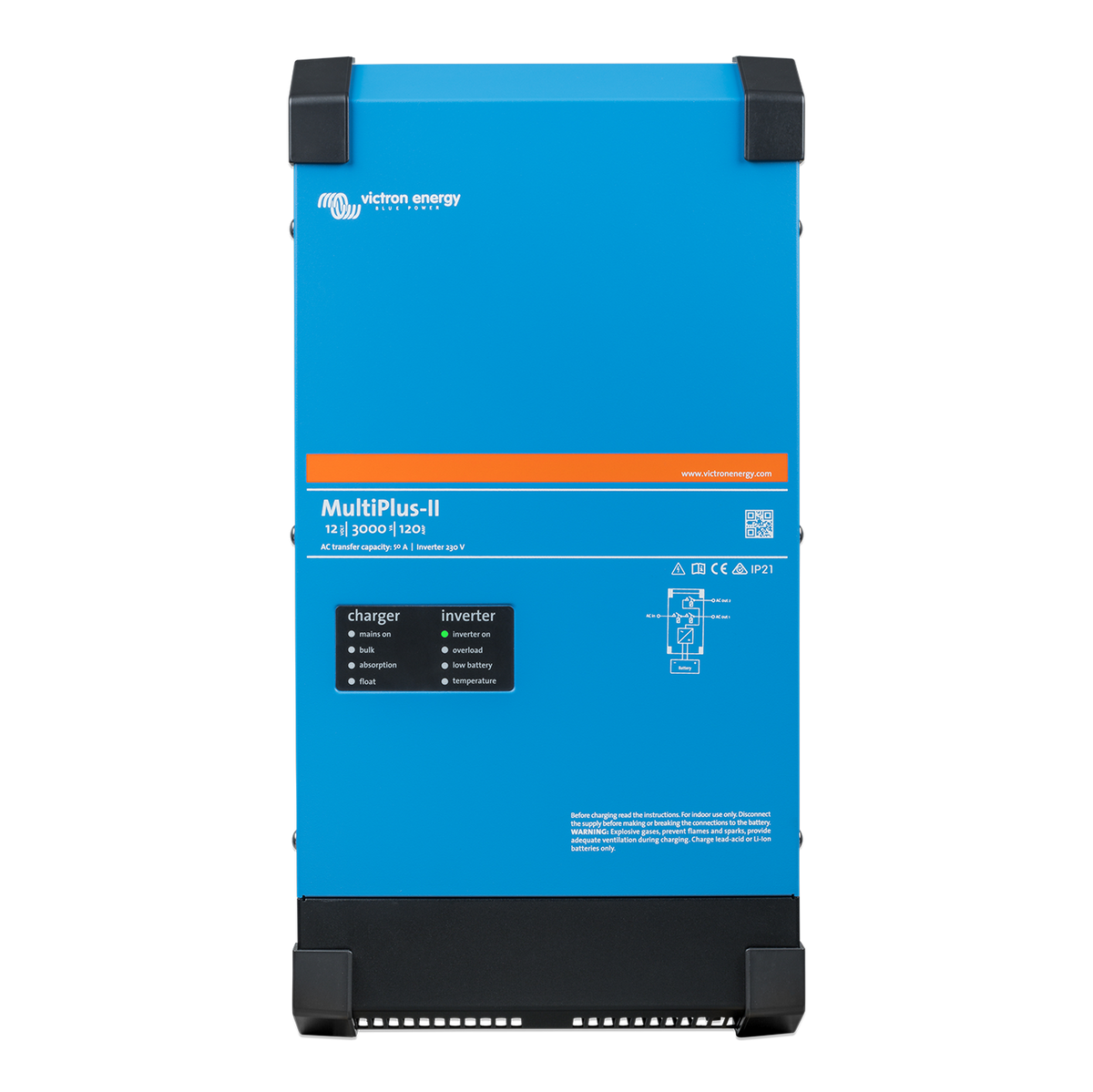Victron Energy MULTIPLUS-II 12/3000/120-50 120V (UL) – Volts energies