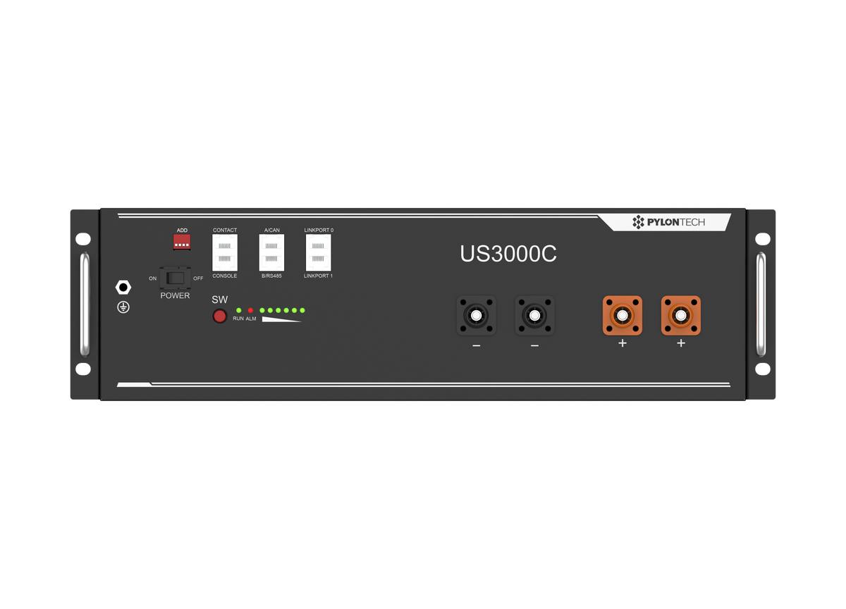 Pylontech US3000C LiFePO4 Battery | 48V-3,37kWh BESS Solution | UL ...