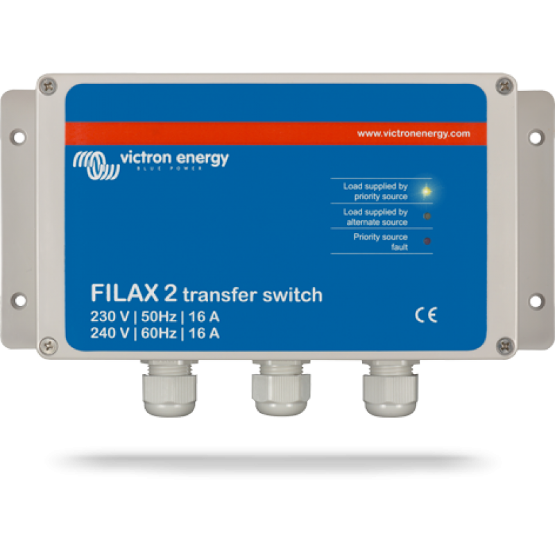 Victron Energy Filax 2 Transfer Switch CE 110V/50Hz-120V/60Hz – Volts ...