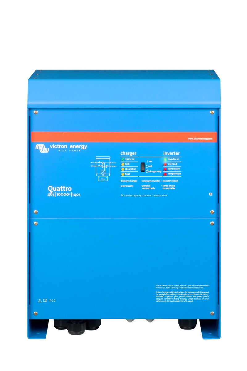 Victron Energy Quattro 48/10000/140-100/100 120V VE.Bus – Volts energies
