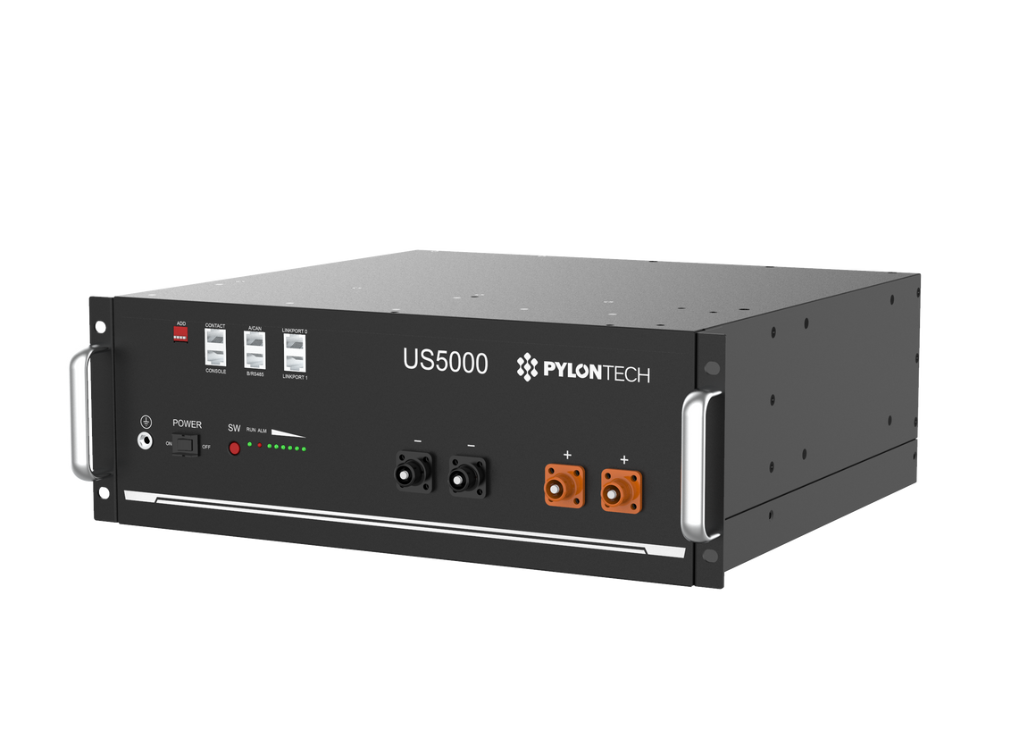 Pylontech US5000 Rechargeable LiFePO4 Battery | 48V-4,8kWh Li-ion ESS ...