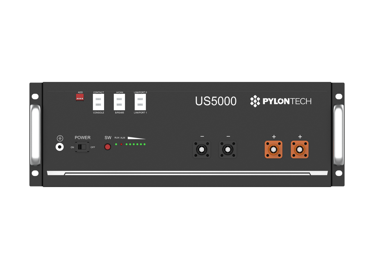 Pylontech US5000 Rechargeable LiFePO4 Battery | 48V-4,8kWh Li-ion ESS ...